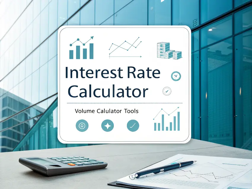 Interest Rate Calculator | APR & APY Converter | Volume Calculator